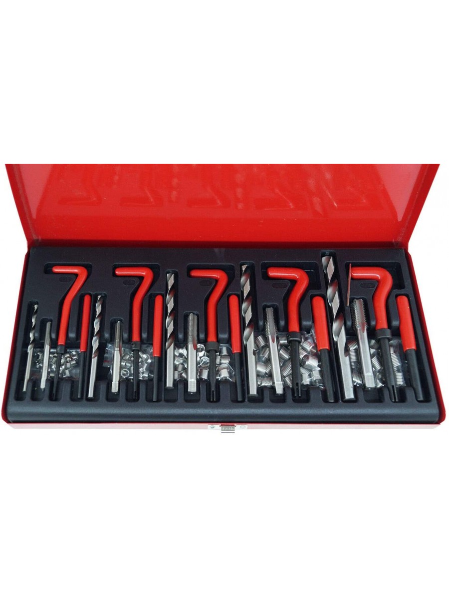 KIT RIPARAZIONE FILETTI - 131pz - ELICOIDI - RIPRISTINA FILETTATURE ...