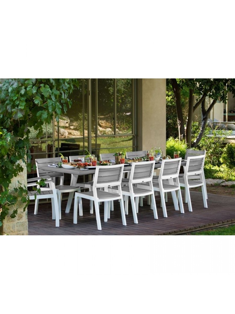 Keter Tavolo da giardino per esterno in resina allungabile estensibile ...